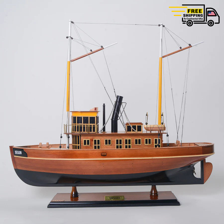 SEGUIN MODEL BOAT | Museum-quality | Fully Assembled Wooden Model boat ...