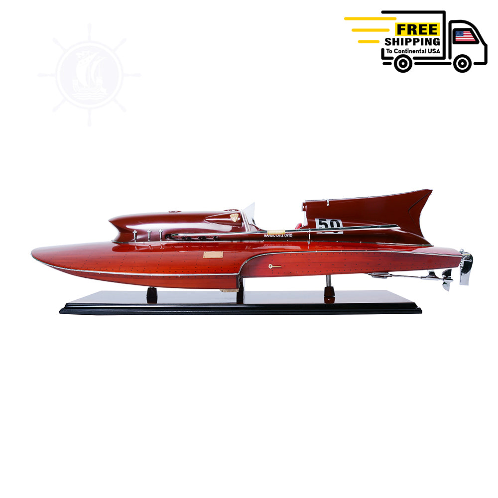 FERRARI HYDROPLANE MODEL BOAT | Museum-quality | Fully Assembled Woode ...