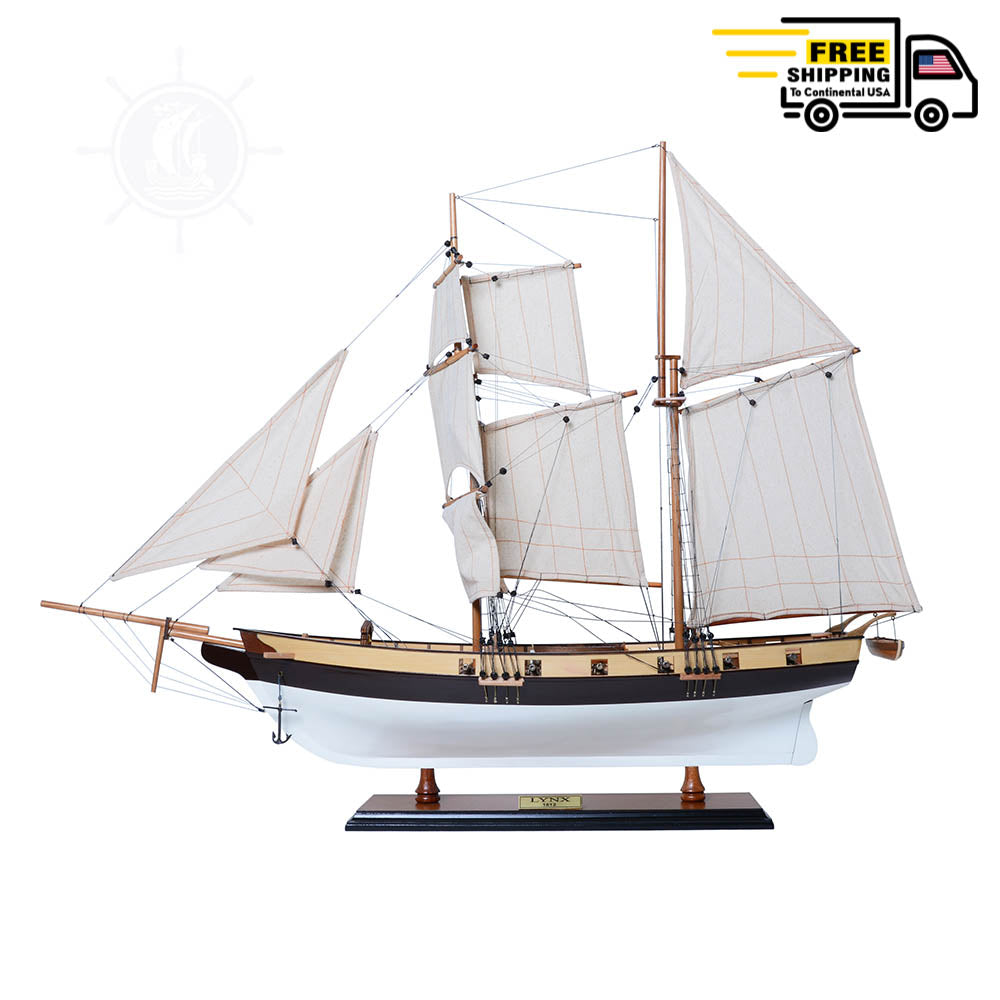 LYNX MODEL SHIP PAINTED | Museum-quality | Fully Assembled Wooden Ship ...