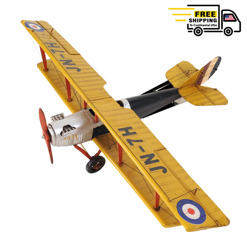 YELLOW CURTIS JENNY PLANE 1:18 | scale model aircraft | Miniatures |Vi ...