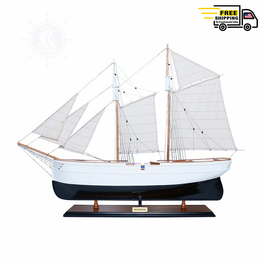 WANDERBIRD MODEL BOAT | Museum-quality | Fully Assembled Wooden Model ...